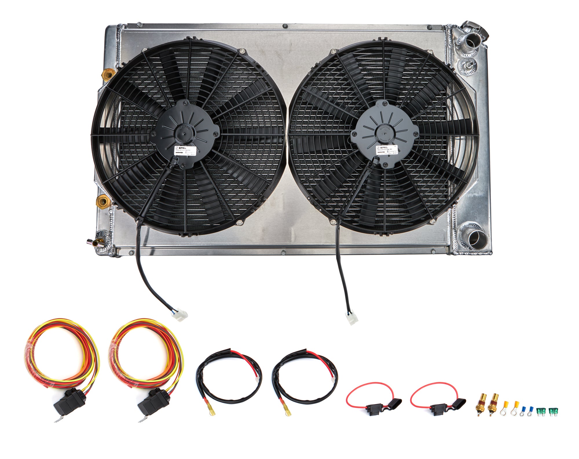 Griffin Radiators - Radiator Combo Unit GM A & F Body LS w/o Trans ...